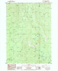 1985 Map of Rustler Peak, Jackson County, OR — High-Res | Pastmaps